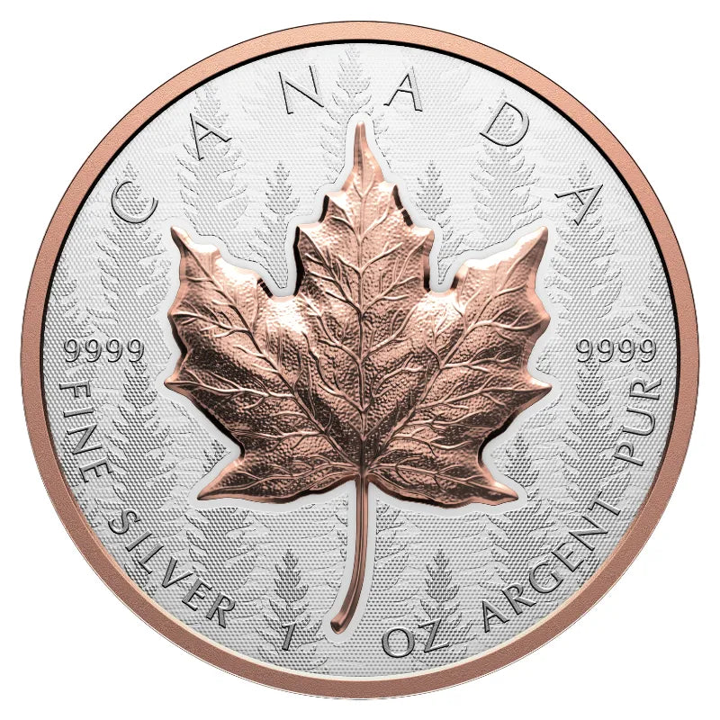 2025 1oz Silver Maple Leaf Ultra-High Relief Coin Royal Canadian Mint