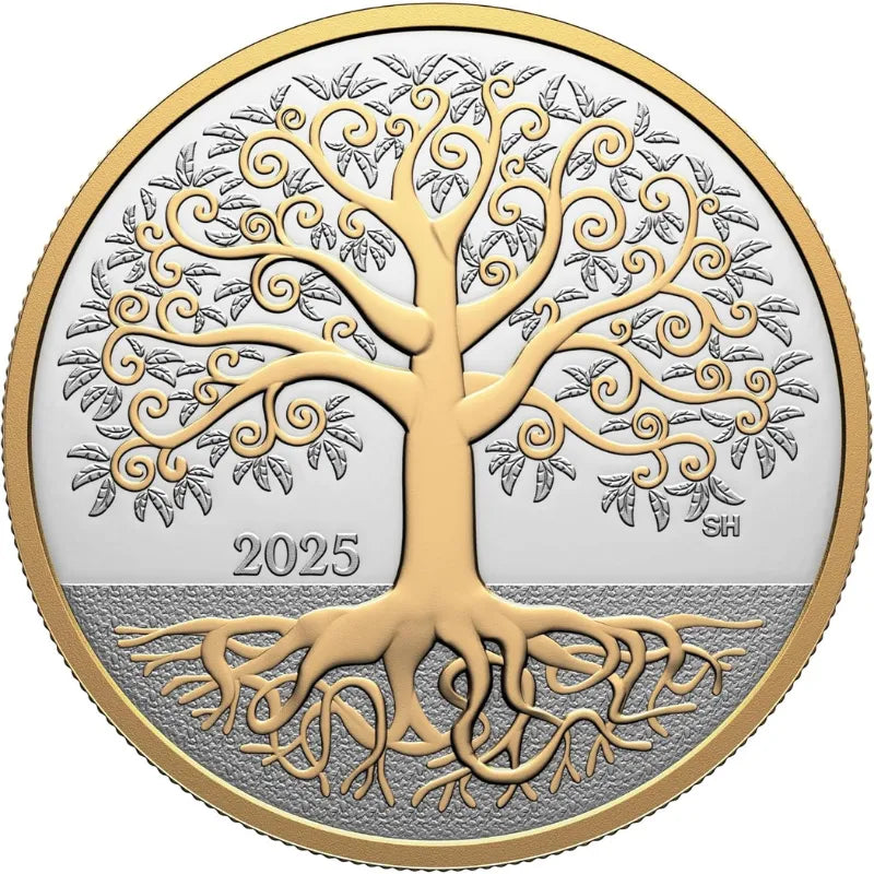 2025 1/2oz Pure Silver Tree of Life Coin – Royal Canadian Mint